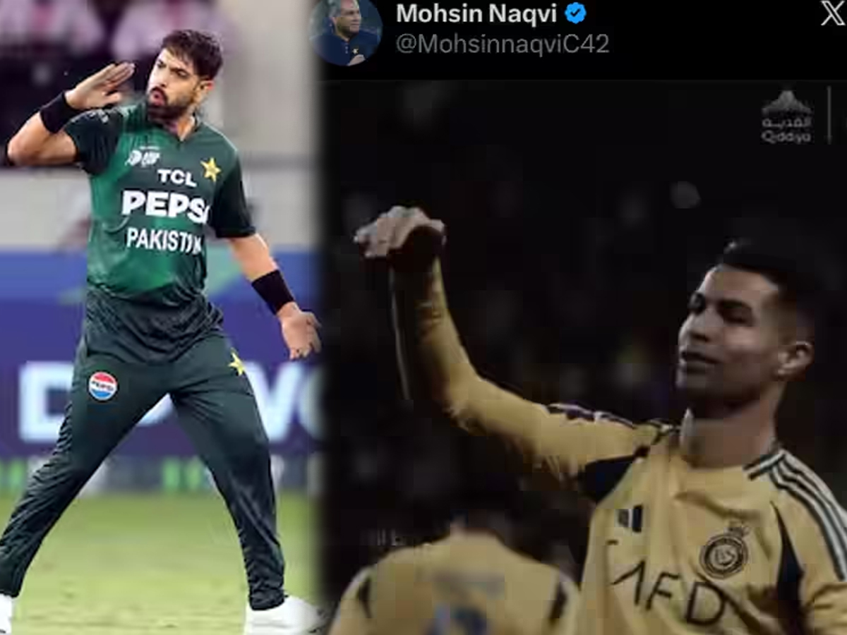 PCB Chief Mohsin Naqvi Shares Ronaldo Video Amid Fighter Jet Downing Gesture Row