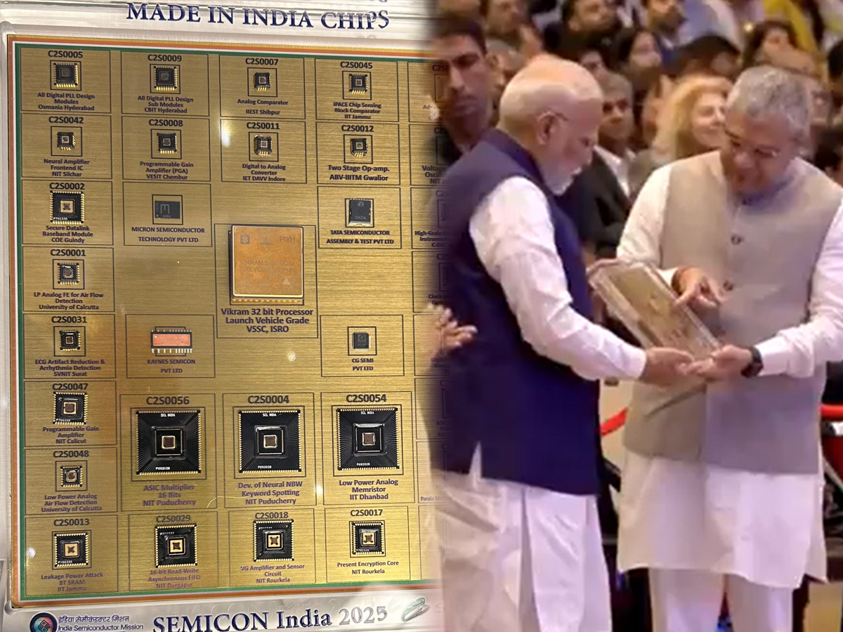 Vikram-32: ISRO’s First Made-in-India Semiconductor Chip Handed to PM ...