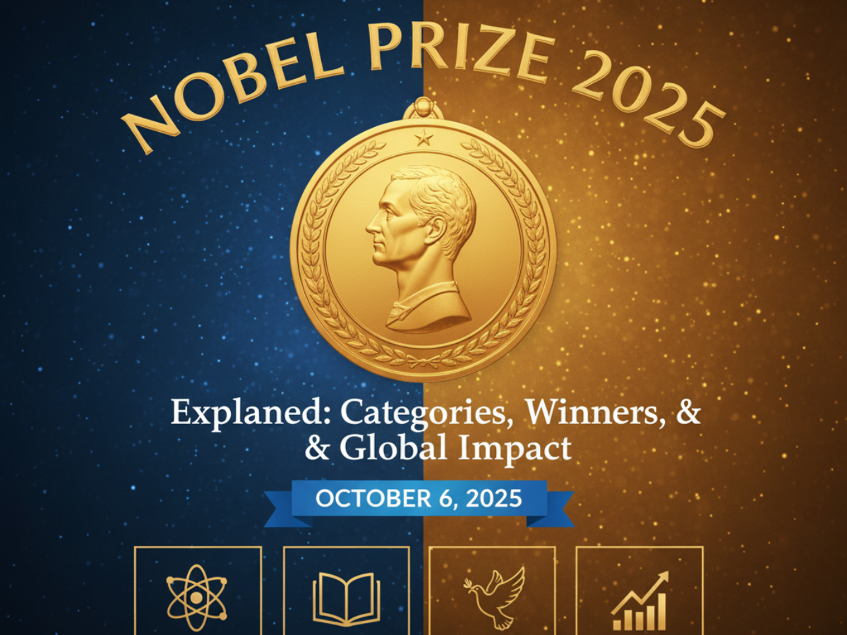 Nobel Prize 2025: Categories, Winners & Global Impact | Announcements Begin October 6
