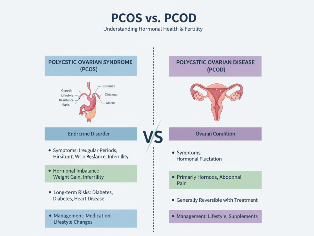 PCOS vs PCOD: What’s the Difference & Why It Matters for Women’s Health