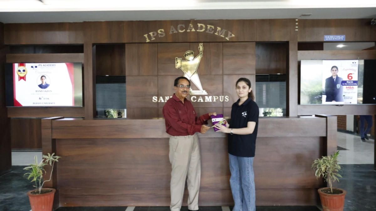 IPS Academy North Campus MBA Student Shines in DAVV Merit List with 6th ...