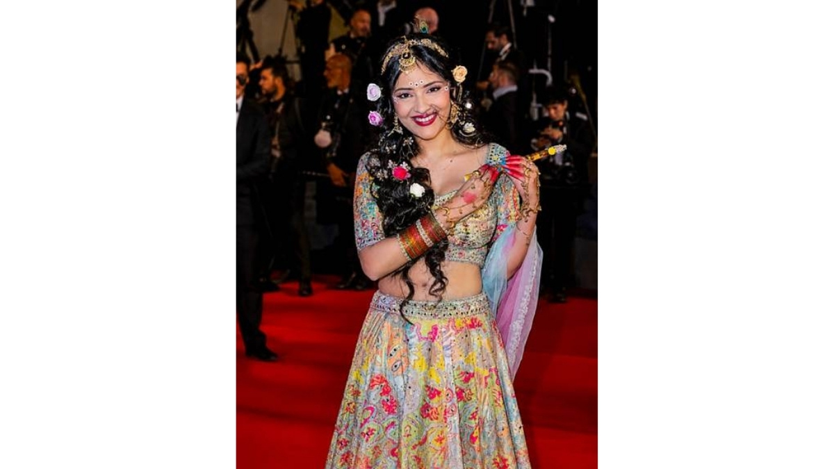 Actress Sanya Thakur Turns Radha Rani at Cannes Red Carpet 2026 ...